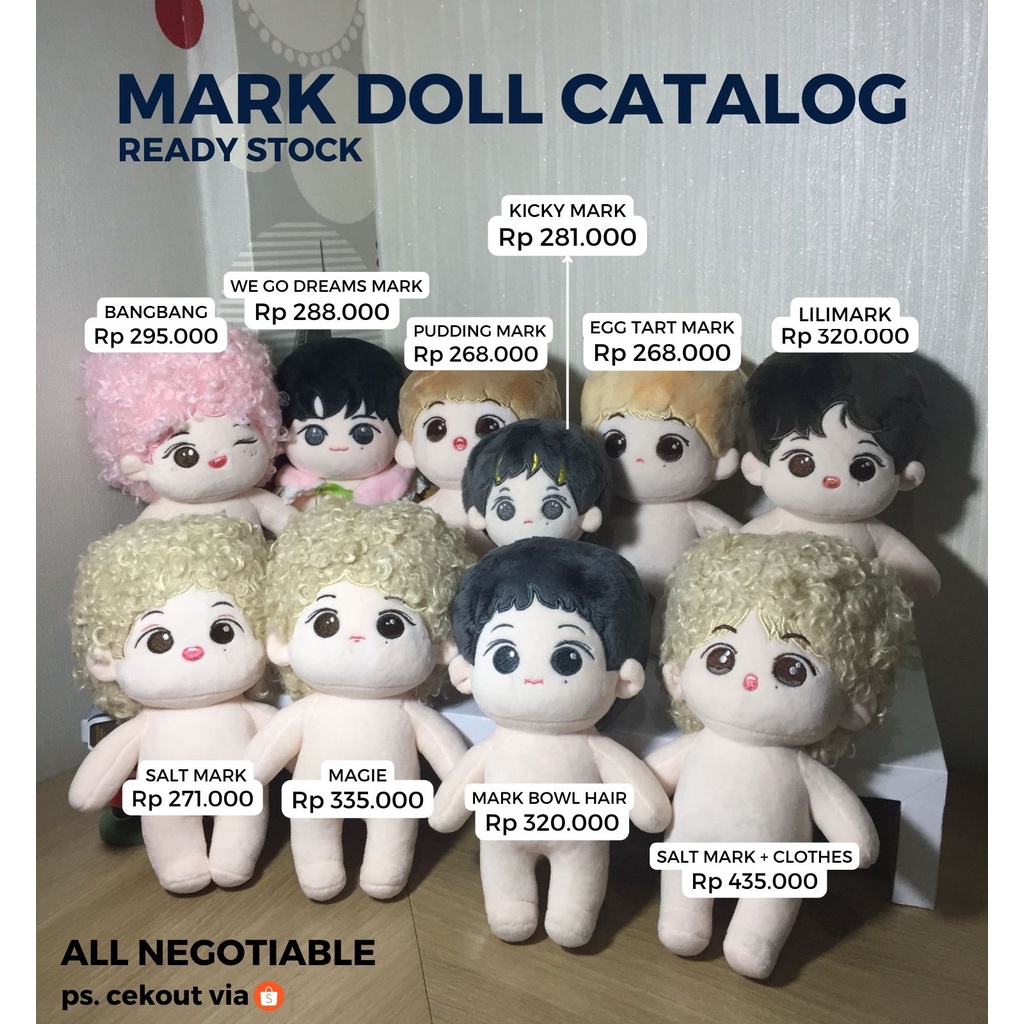 Jual SALE NCT, NCT 127, NCT DREAM DOLL (MARK LEE MINHYUNG DOLL ...