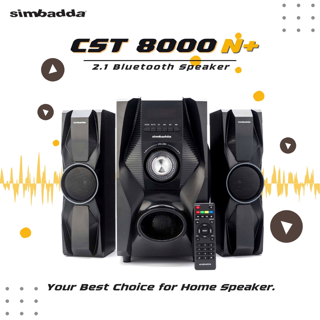 Jual SPEAKER SIMBADDA CST 8000N PLUS USB BLUETOOTH RADIO REMOTE ...