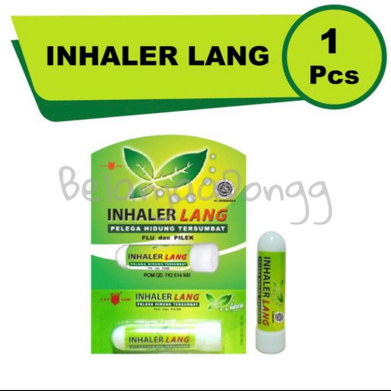 Jual INHALER LANG PELEGA HIDUNG TERSUMBAT - INHALER CAP LANG CAPLANG ...