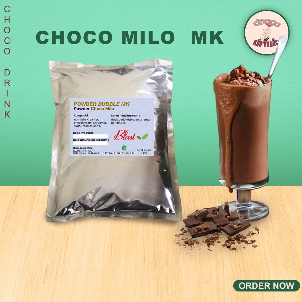Jual Powder CHOCOLATE MILO - Bubuk Minuman 1 KG - BLAST ( Creamer ...