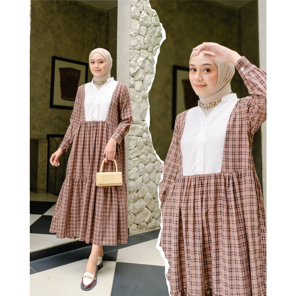Jual Haidee & Orlin - Gia Dress (PILIH PATTERN) | Shopee Indonesia
