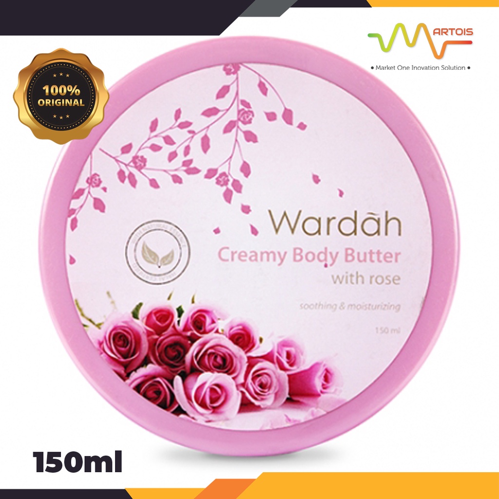 Jual Wardah Body Butter Rose 150 ml | Shopee Indonesia