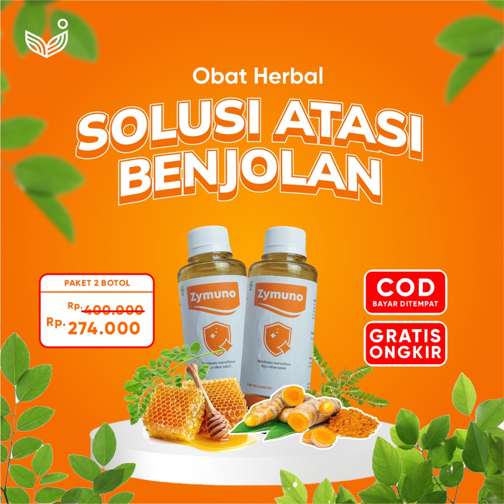 Jual ZYMUNO (PAKET 2 BOTOL) - MADU HERBAL ATASI KANKER & MEMPERKECIL ...