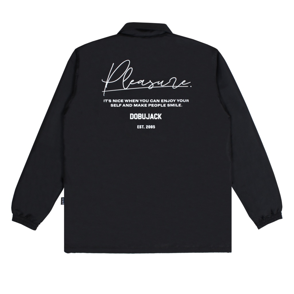 Jual Dobujack Coach Jacket People Black | Shopee Indonesia