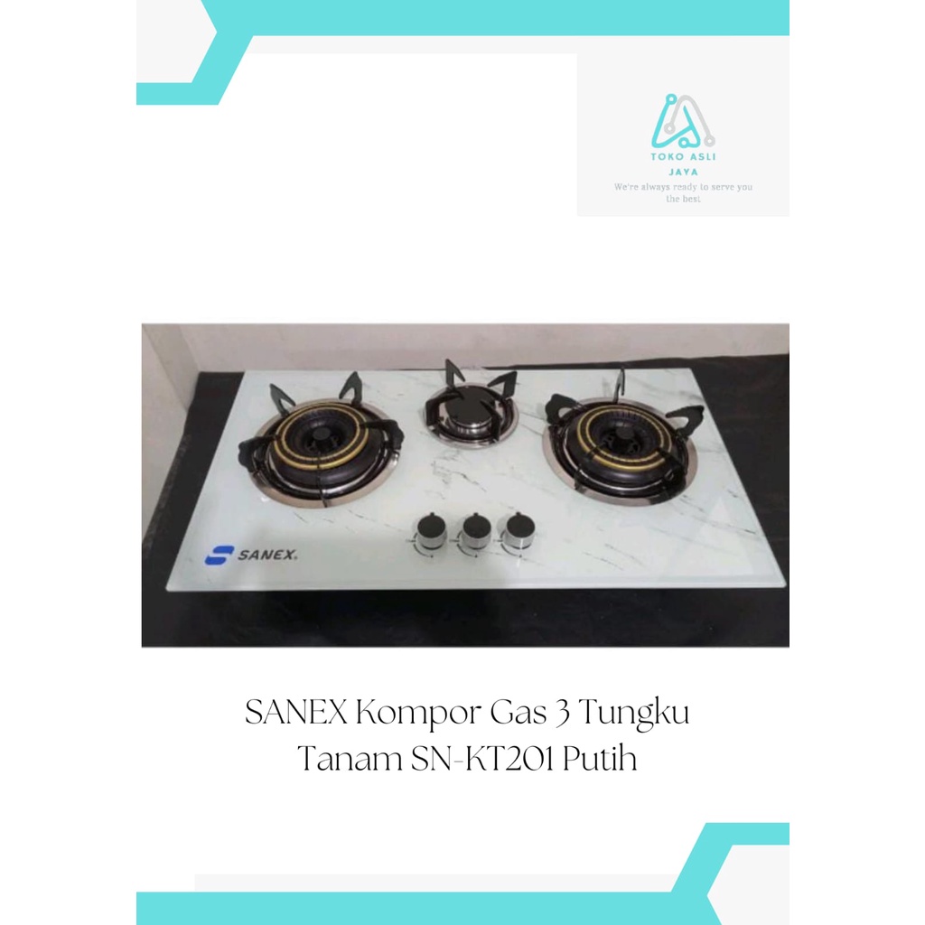 Jual SANEX SN-KT301 K1 Kompor Gas 3 Tungku Tanam Hitam | Shopee Indonesia