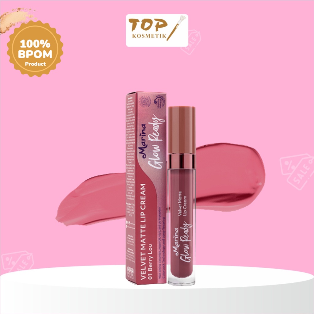 Jual ~TOP~ MARINA LIP CREAM MATTE ( PILIH VARIAN WARNA DI VARIASI ...