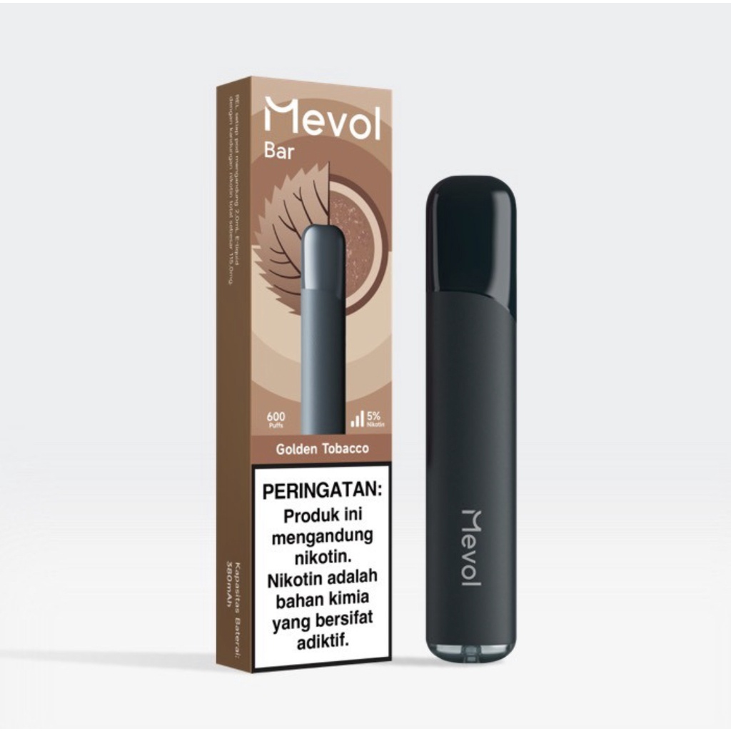 Jual MEVOL BAR Disposable Vape - Golden Tobacco | Shopee Indonesia