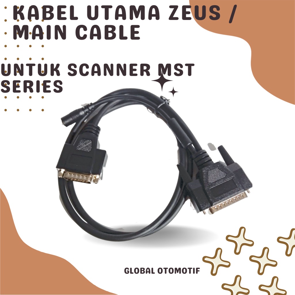 Jual Kabel Utama Main Cable Scanner Motor Injeksi MASTER ZEUS MST-100P ...