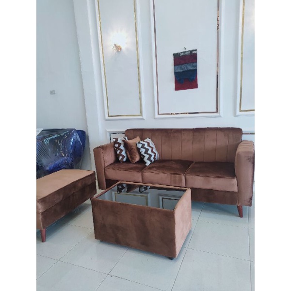 Jual PAKET SOFA MINIMALIS MURAH NANAMEBEL BISA CUSTOM BAHAN DAN WARNA ...