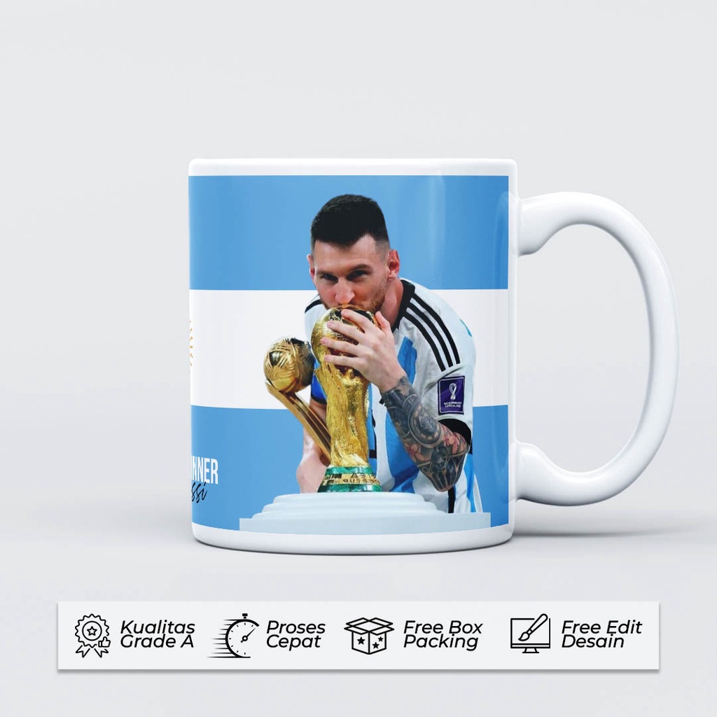 Jual Mug Custom Lionel Messi / Mug Gelas Keramik Messi / Mug Leo Messi ...