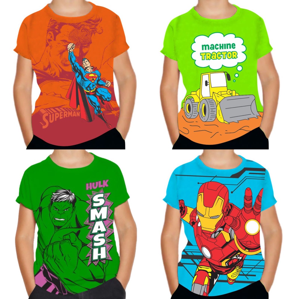 Produk Baju karakter anak laki-laki | Shopee Indonesia