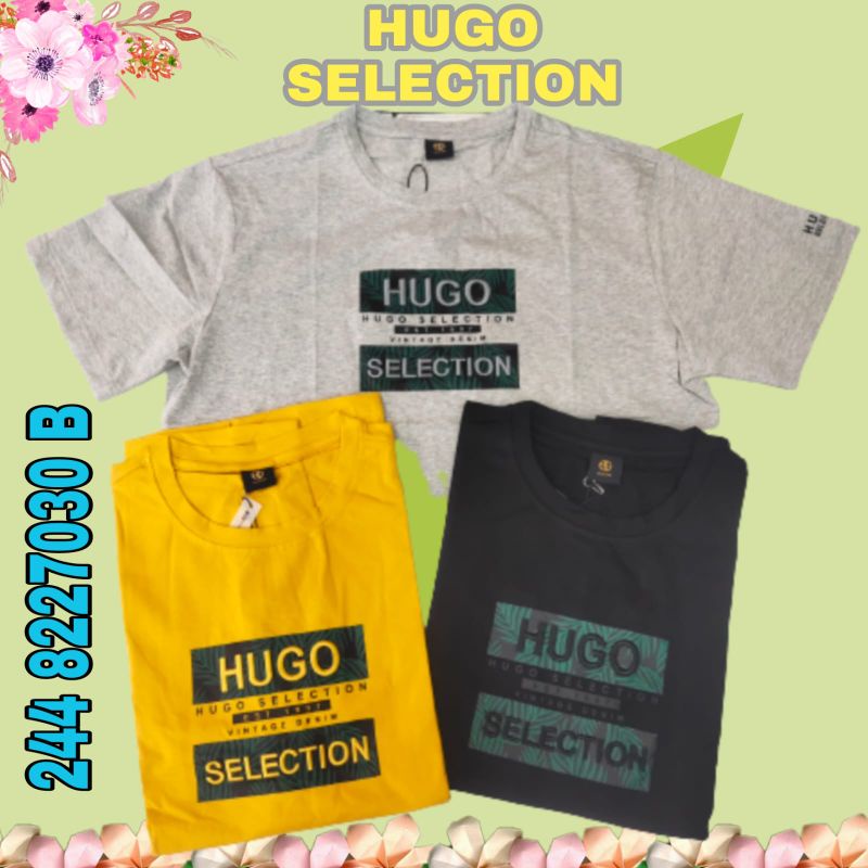 Jual Kaos hugo big size jumbo aneka corak dan warna | Shopee Indonesia