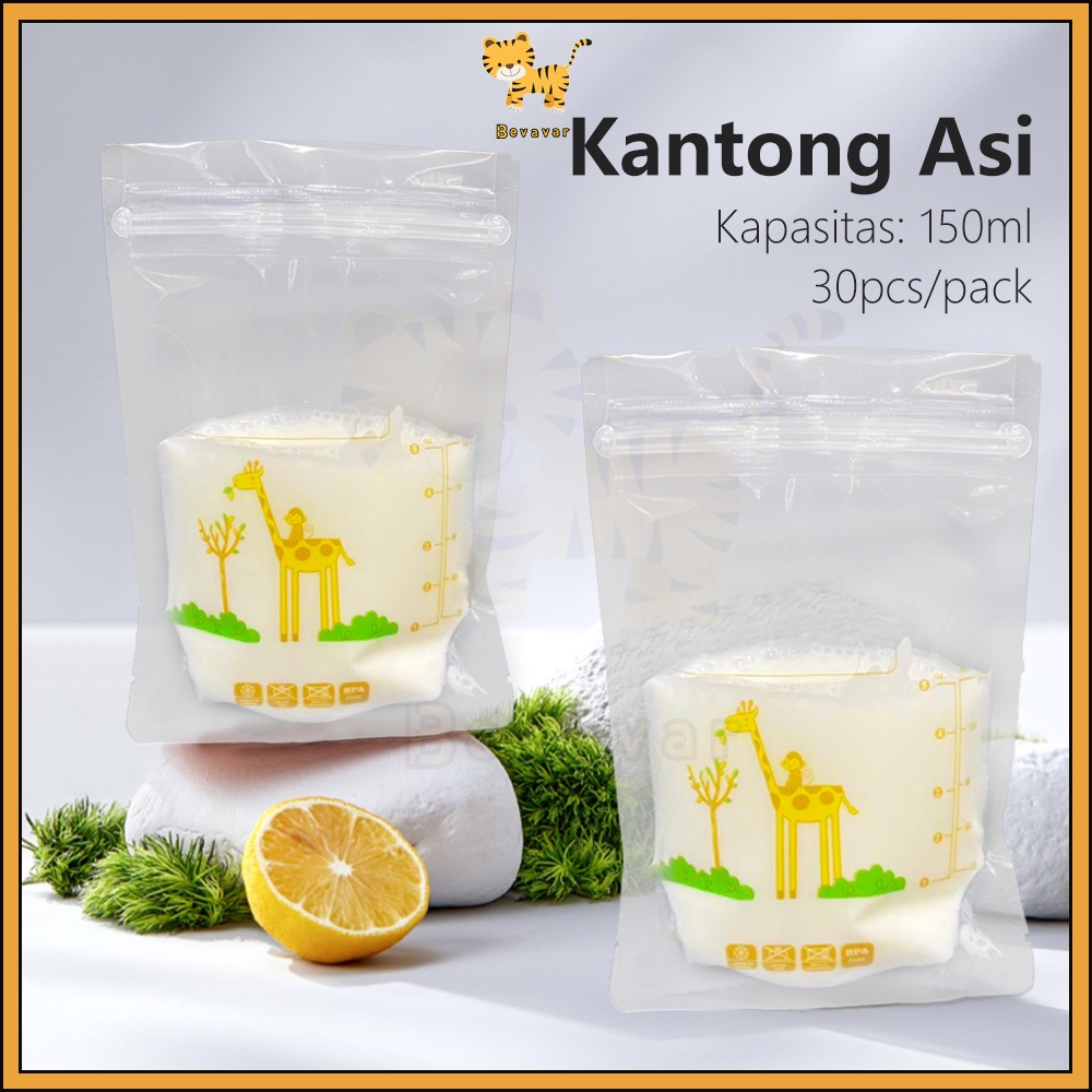 Jual ID Bevavar 30pcs Kantong ASI Breast Milk Plastik Asi 150ml ...