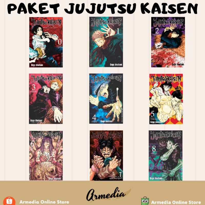 Jual Paket MANGA Jujutsu Kaisen Vol (Bahasa Indonesia) | Shopee Indonesia