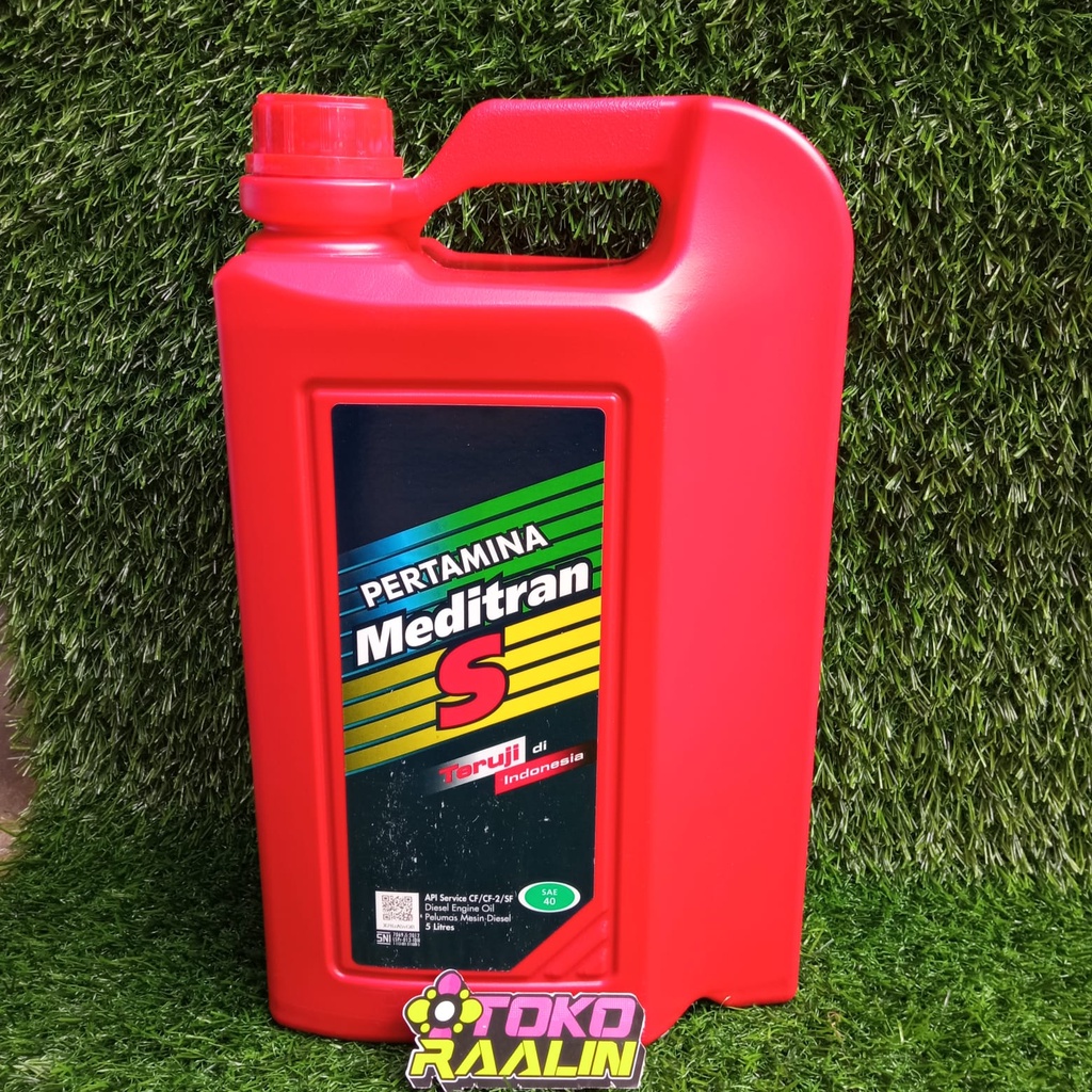 Jual Oli Pertamina Meditran S SAE 40 API Service CF CF-2 SF 5 Liter ...