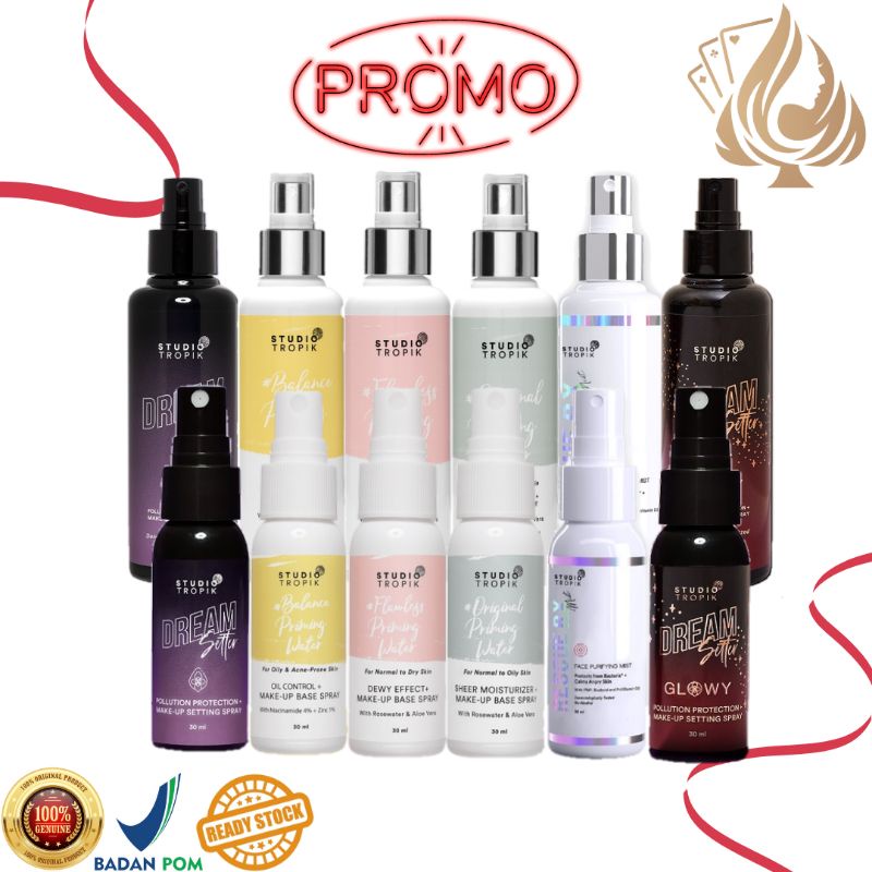 Jual PROMO STUDIO TROPIK Setting Spray Priming Water Original ...