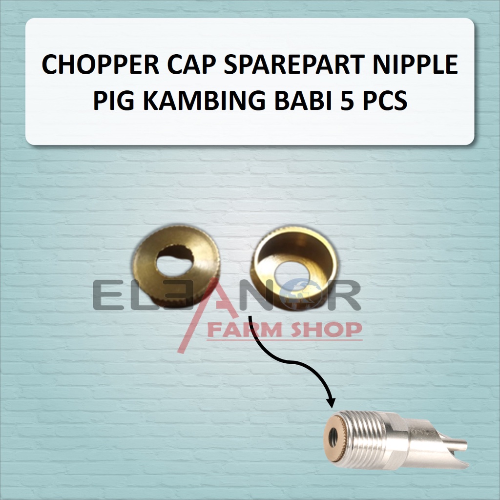 Jual Chopper Cap Sparepart Nipple Pig Kambing Babi 5 pcs | Shopee Indonesia