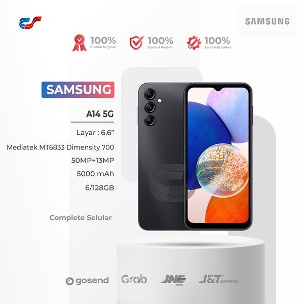 Jual Samsung Galaxy A14 5G 6/128GB - Mediatek MT6833 Dimensity 700 Garansi Resmi [COD] | Shopee ...