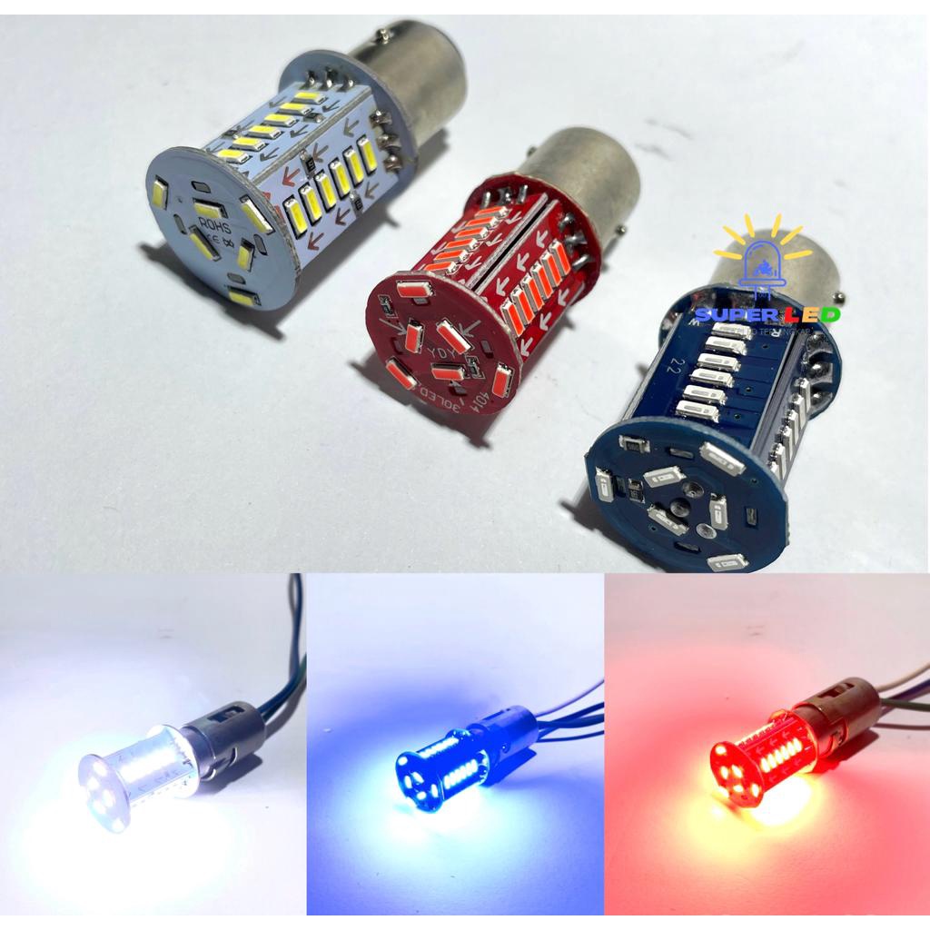Jual Lampu LED Rem Stop Bayonet 30 mata Kedip Mobil Motor Kaki 2 Stoprem belakang Stoplamp 30 ...