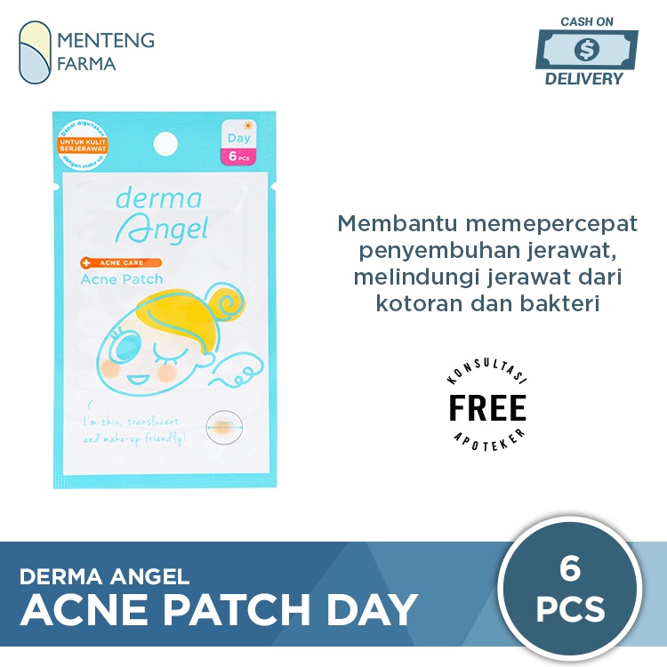 Jual Derma Angel Acne Patch Day 6 Pcs - Plaster Jerawat | Shopee Indonesia