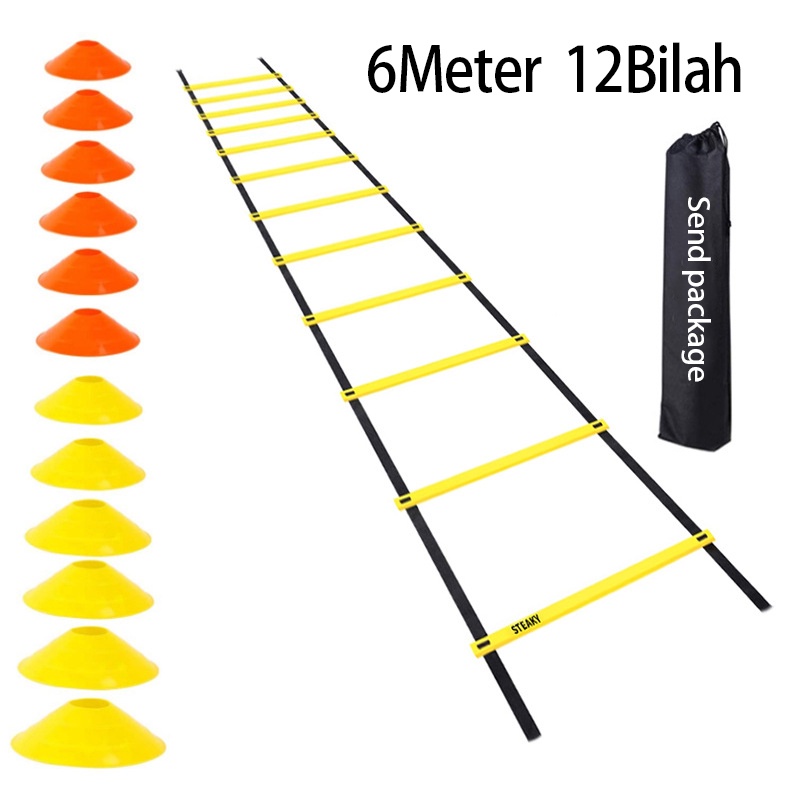 Jual Agility Ladder 4,6, Dan 8 Meter Tangga Ketangkasan Kelincahan ...