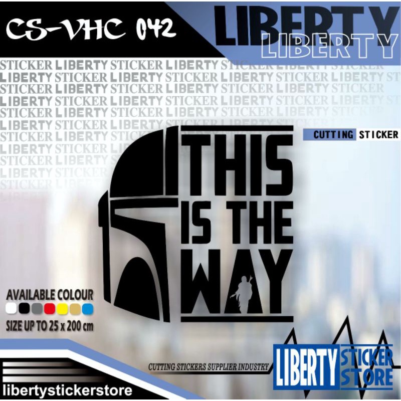 Jual Cutting Sticker This Is The Way | Cutting Stiker This Is The Way ... Jual Cutting Sticker This Is The Way | Cutting Stiker This Is The Way ...