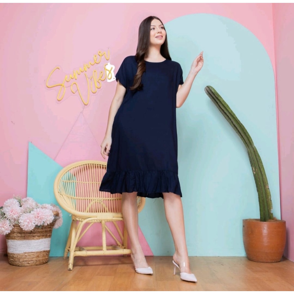 Jual Daster Viral | Daster Ruffle Rayon | Daster Kekinian | Shopee ...