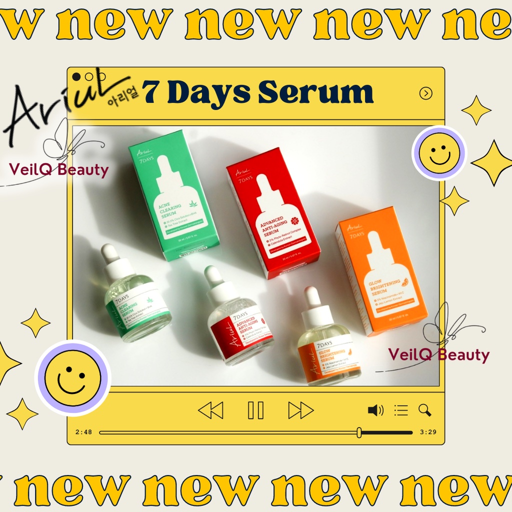 Jual Ariul 7 Days Serum | Acne Clearing Glow Brightening Advance Anti ...