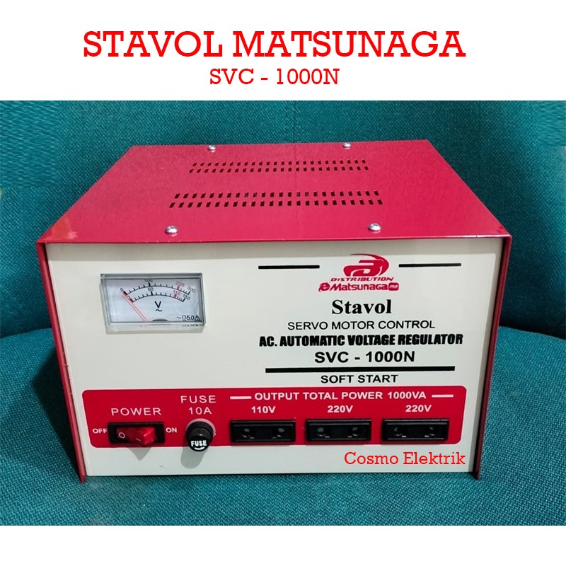 Jual Stavolt SVC 1000W MATSUNAGA / Stabilizer SVC 1000 N | Shopee Indonesia