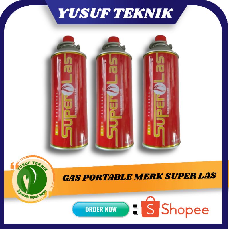 Jual GAS PORTABLE MERK SUPER LAS | Shopee Indonesia