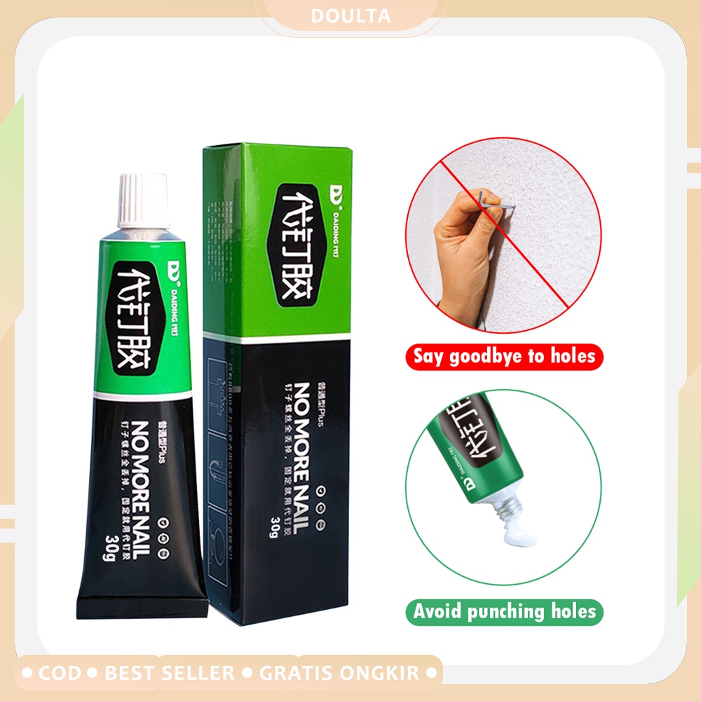 Jual Lem Pengganti Paku Tembok Superkuat Original Perekat dinding super ...