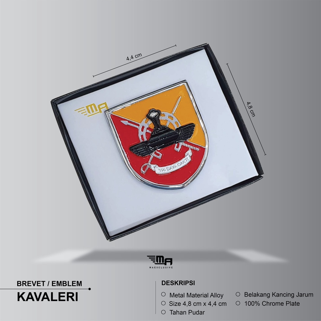Jual BREVET BARET KAVALERI BRIVET WING PIN EMBLEM | Shopee Indonesia