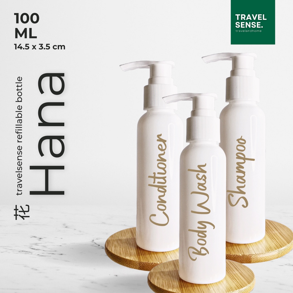 Jual HANA Pump 100 ML PUTIH botol PUTIH label GOLD Travelsense Travel ... Jual HANA Pump 100 ML PUTIH botol PUTIH label GOLD Travelsense Travel ...
