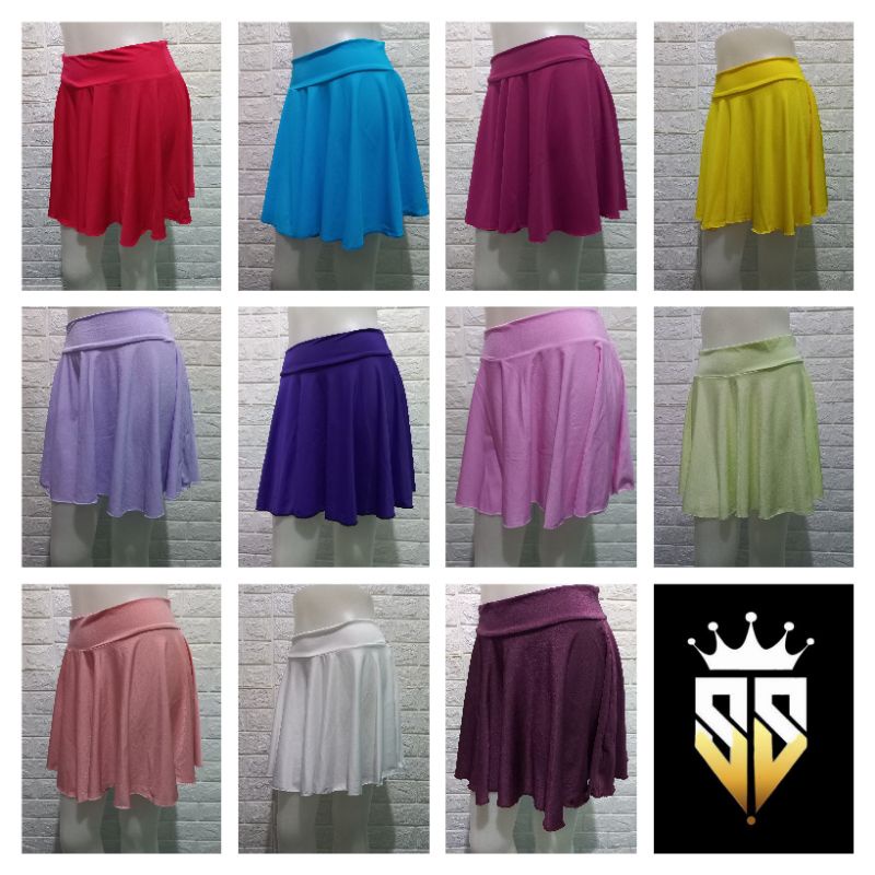 Jual Rok Mini Flare Standar Spandek Balon || Rok Senam Aerobic Original ...