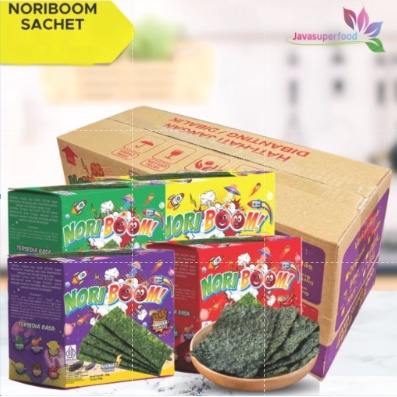 Jual NoriBoom Rasa ORIGINAL / Nori Sachet Seaweed Snack 3g Halal ...