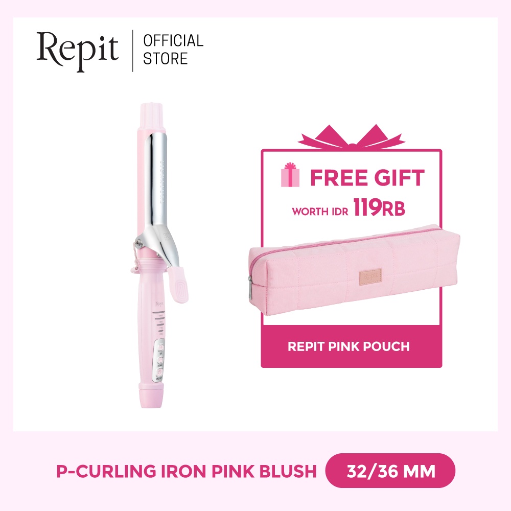 Jual Repit Pengeriting Rambut / Curling Iron P Pink | Shopee Indonesia