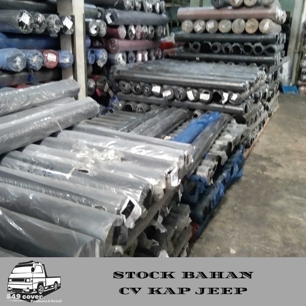 Jual terpal mobil pick up terpal kain cv kap jeep per meter terpal ...