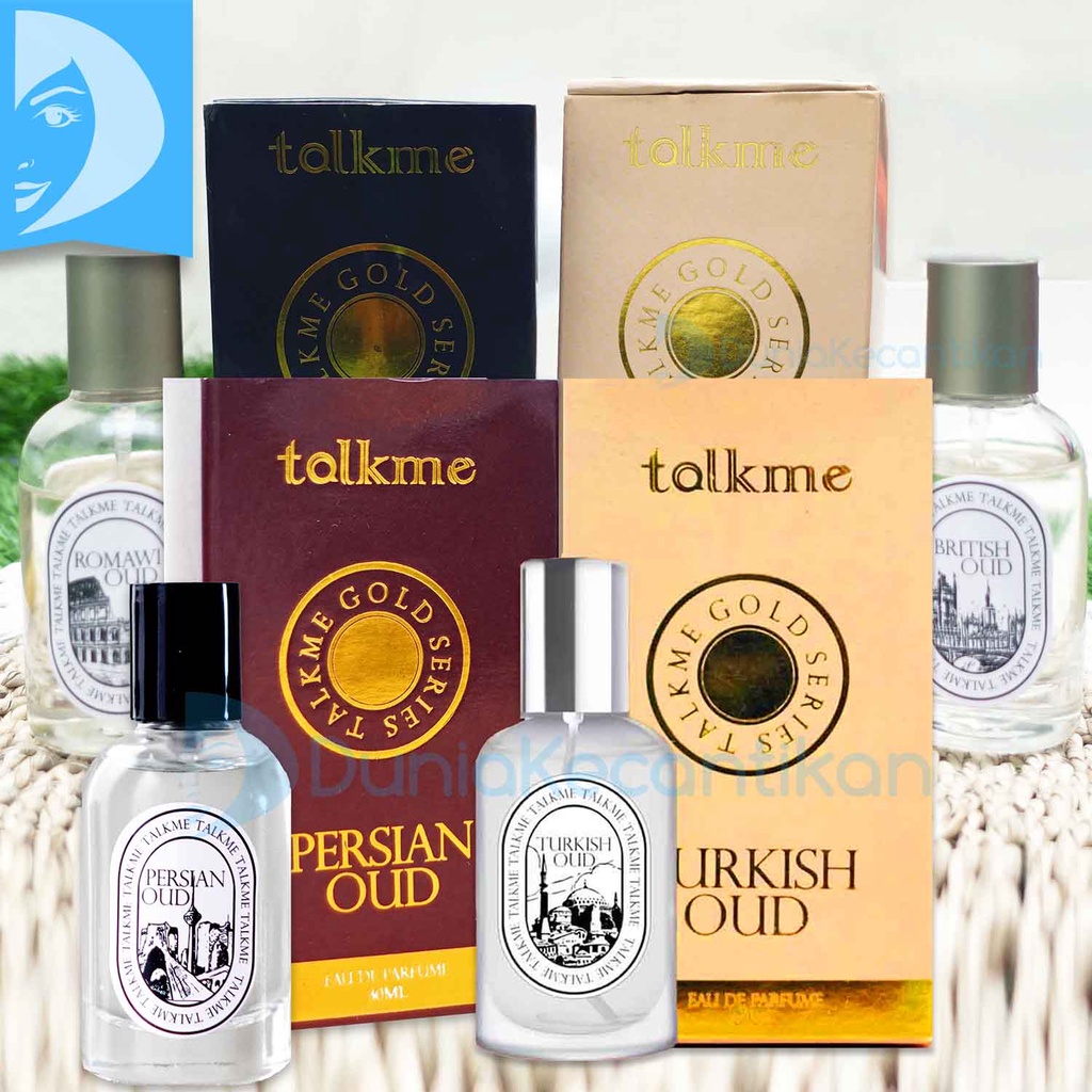 Jual Parfum Talkme Gold Series Romawi British Oud Parfume Cowok Turkis ...