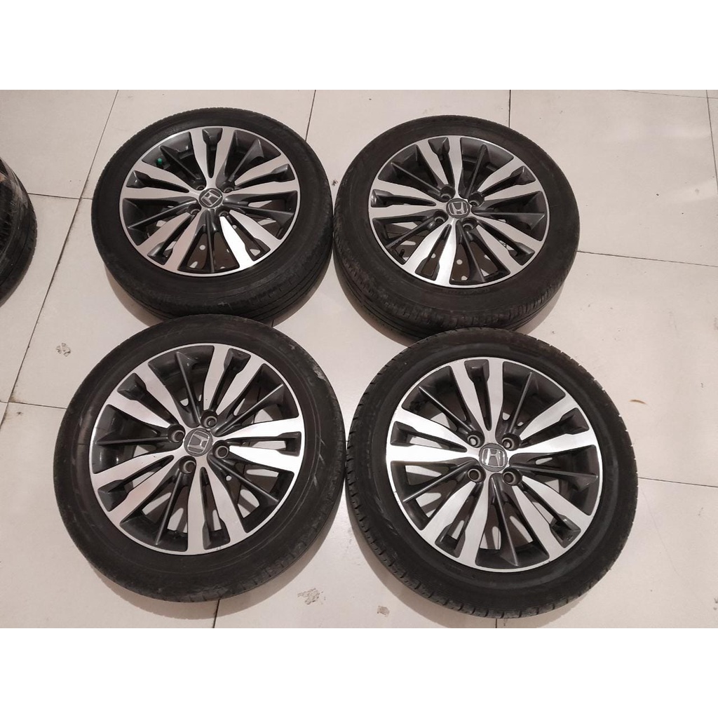 Jual VELG MOBIL SECOND STANDAR JAZZ RS RING 16 LEBAR 6 PCD 4X100 + BAN ...