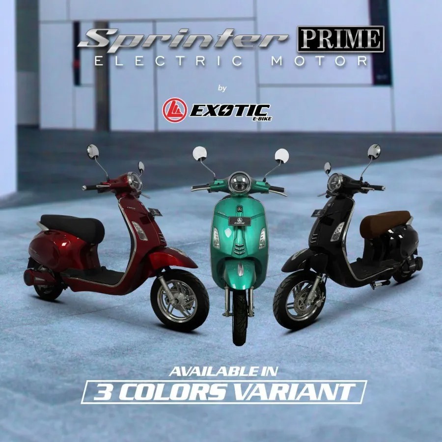 Jual VESPA MOTOR LISTRIK PACIFIC EXOTIC SPRINTER PRIME 1500 Watt ...