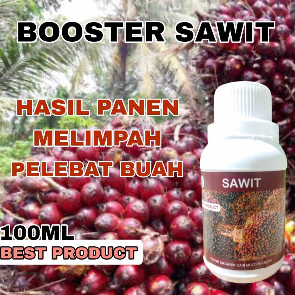 Jual Pupuk cair organik buah sawit super lebat booster buah sawit biar cepat berbuah lebat ...