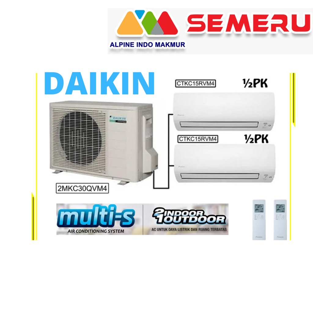 Harga ac daikin multi s 2 indoor 1 outdoor Terbaru Okt 2024 |BigGo ...