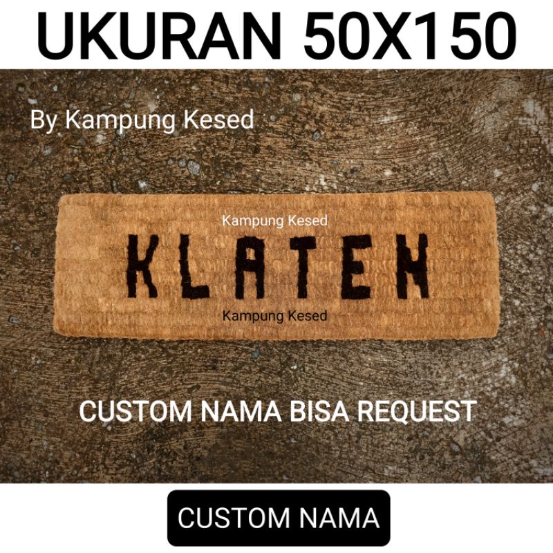 Jual KESET CUSTOM NAMA BISA REQUEST VIA SHOPE | CUSTOM KESED UKURAN ...