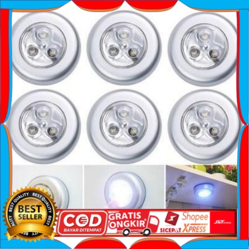 Jual LAMPU LED STICK N CLICK STICK TOUCH LAMP LAMPU TEMPEL EMERGENCY ...