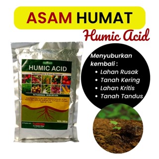 Jual Asam Humat Pembenah Tanah Alami, HUMIC ACID Pupuk Organik Asam Humat 500gr Penyubur Lahan ...