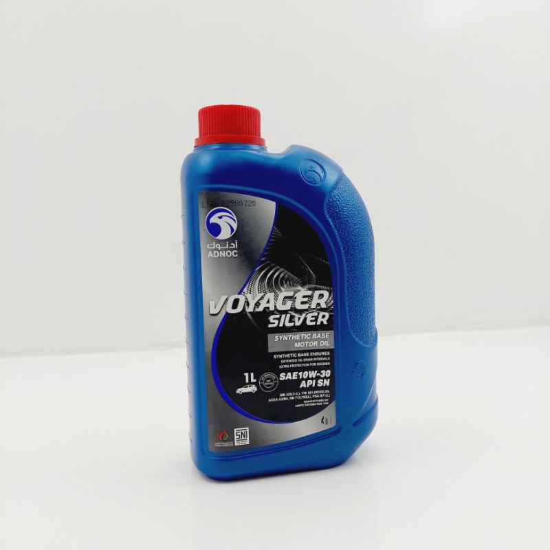 Jual oli adnoc voyager silver 10w 30 matic | Shopee Indonesia