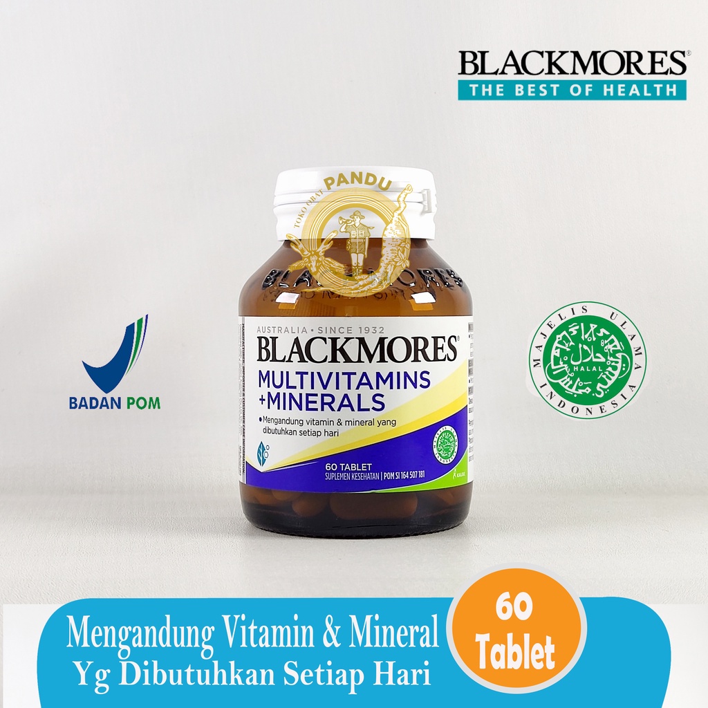 Jual BLACKMORES MULTIVITAMINS + MINERALS (60 tablet) | Shopee Indonesia