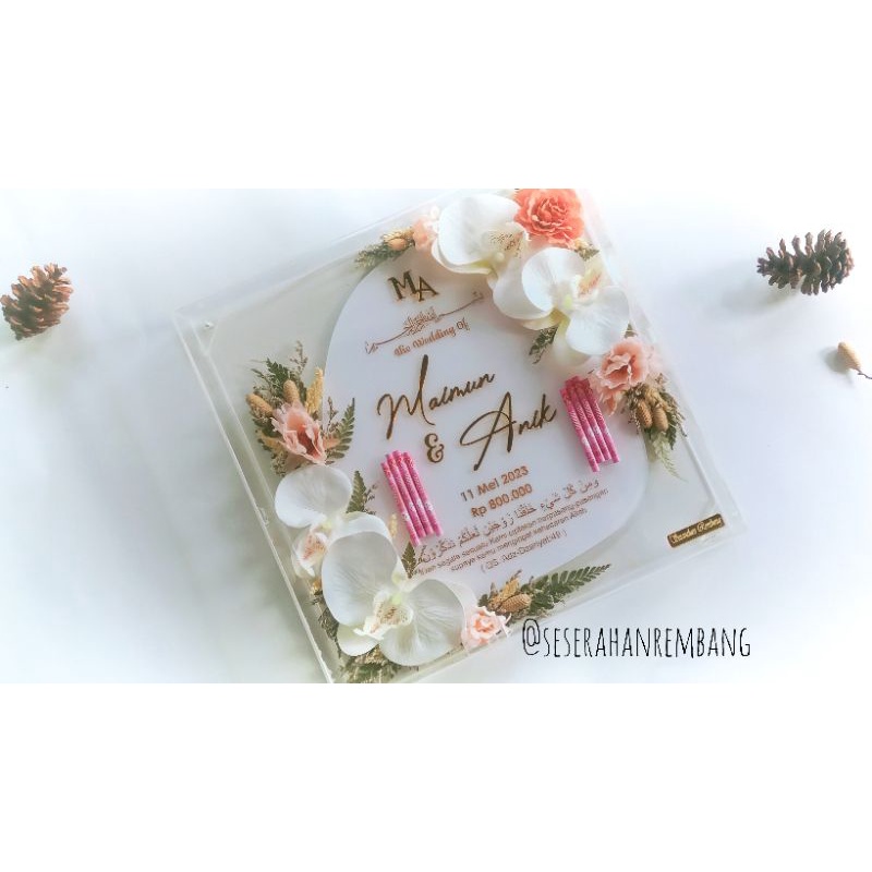 Jual Mahar pernikahan Akrilik/ Mahar pernikahan Kekinian/mahar murah ...