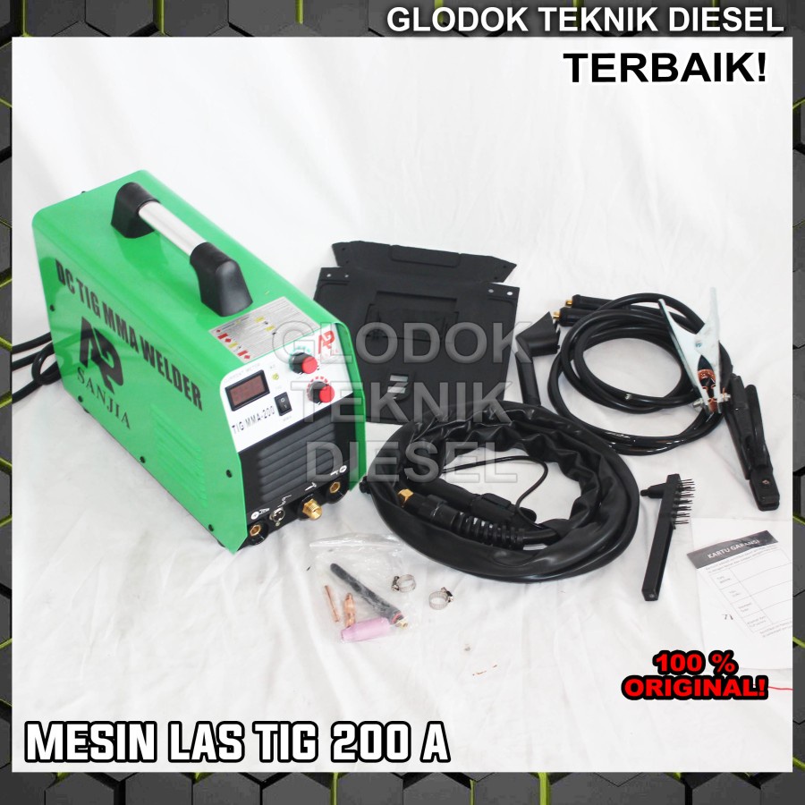 Jual Mesin Travo Las Tig 200 A Argon Inverter Welding Machine TIG200 ...