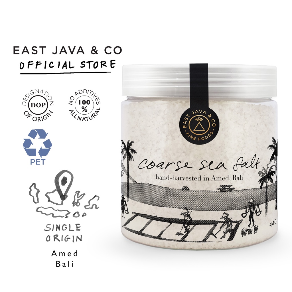 Jual East Java & Co Amed Sea Salt - 440g (Garam Laut Amed) | Shopee ...